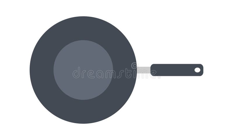 Frying Pan Cooking Top View Stock Illustrations – 841 Frying Pan ...
