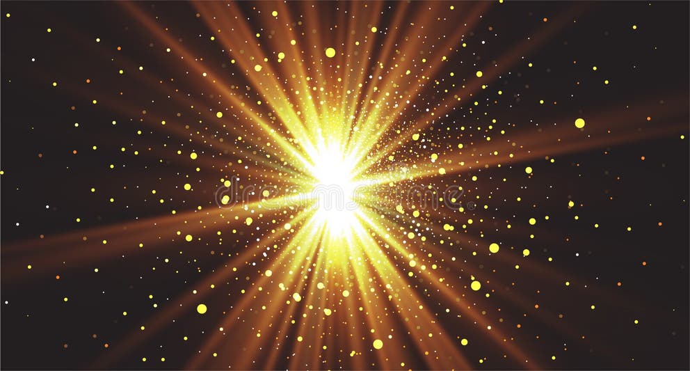 Abstract Colorful Ray Lighting Particles Effect Background_02 Stock ...