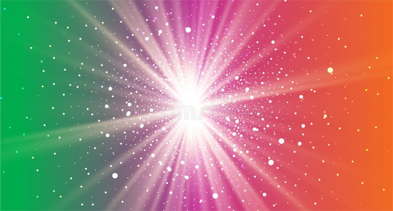 Abstract Colorful Ray Lighting Particles Effect Background_036 Stock ...