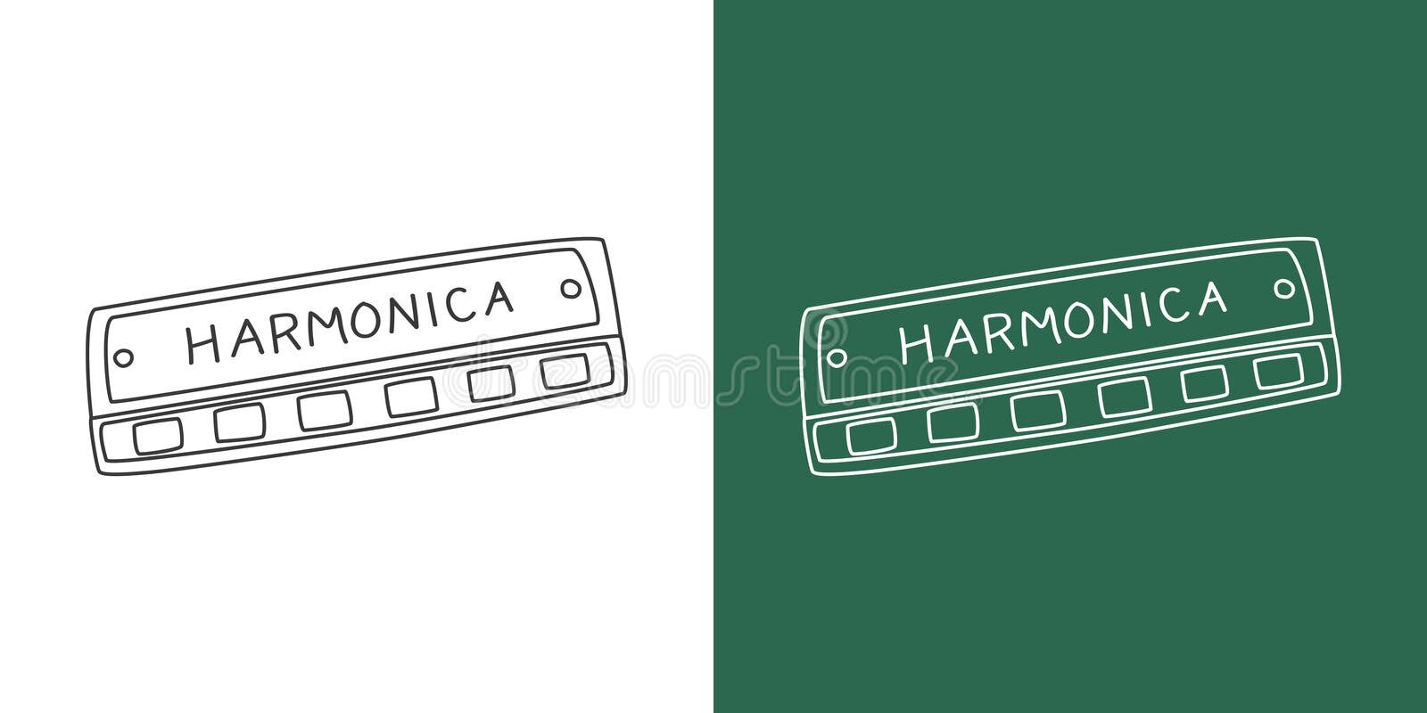Harmonica Sketch Stock Illustrations – 239 Harmonica Sketch Stock ...