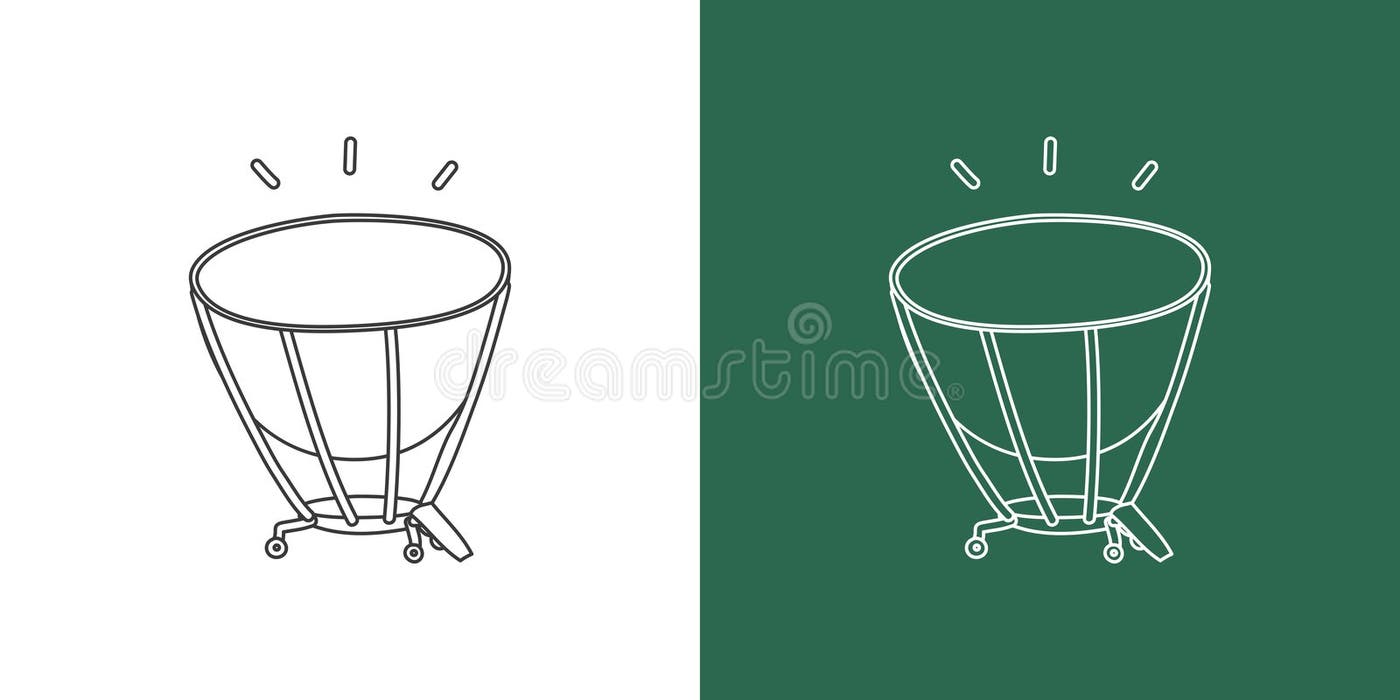 Line Drawing Timpani Stock Illustrations – 48 Line Drawing Timpani ...