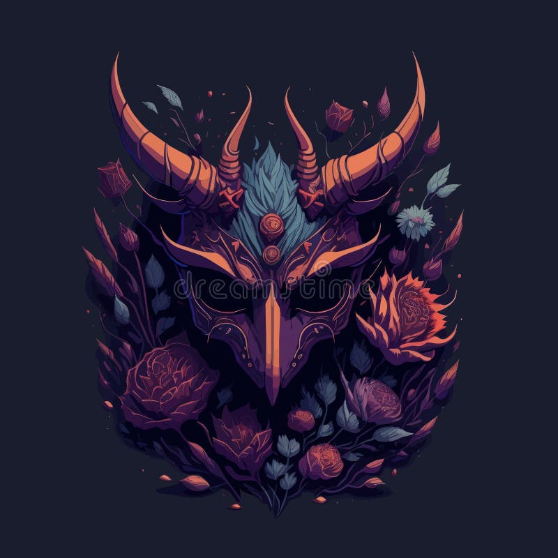 Japanese Devil Mask Vector Art Free Download Stock Vector ...