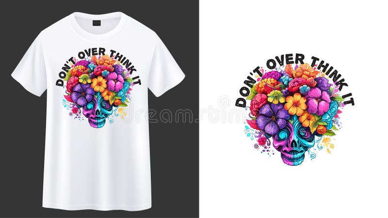 Mental Health T-shirt Design, Floral Mind Mental Health T-shirt Design ...
