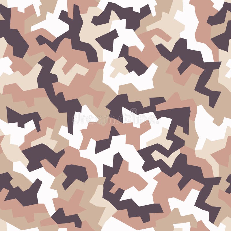 Geometric Light Khaki Green Camouflage, Military Texture, Seamless ...