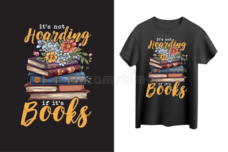 Book Reading T-shirt Design, Book Reading Typography T-shirt Design ...