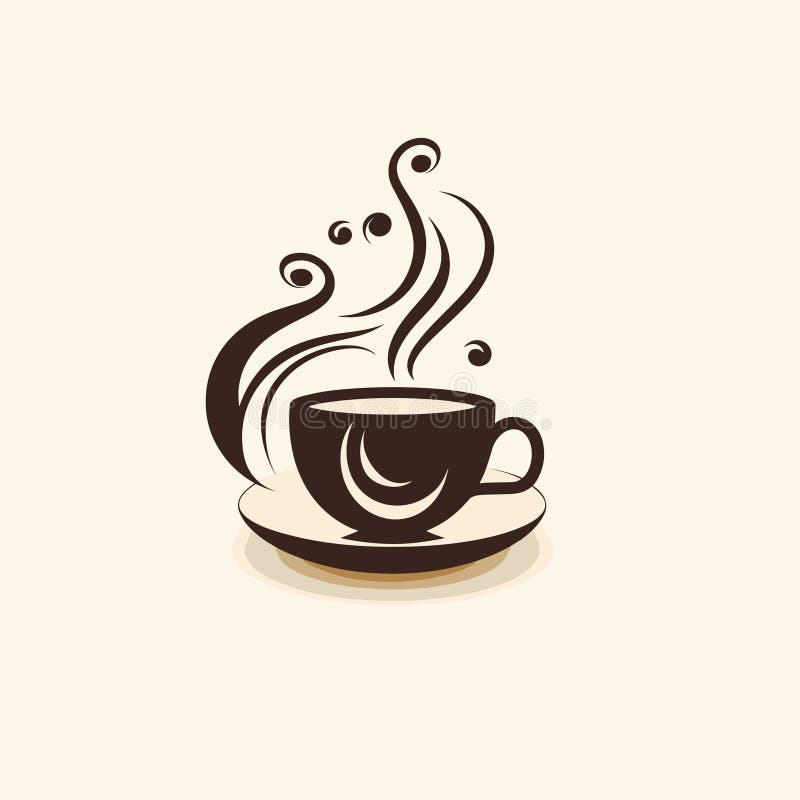 Coffee Cup Vector Logo Design,Premium Coffee Shop Logo. Cafe Mug Icon, Coffee Illustration Icon ...