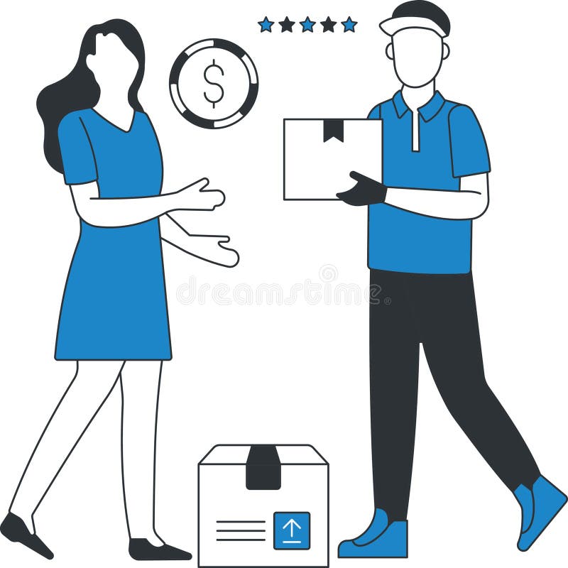 Parcel Delivery Cash Stock Illustrations – 1,524 Parcel Delivery Cash ...