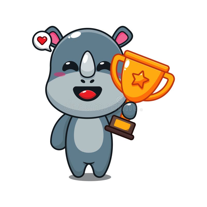 Rhino Trophy Stock Illustrations – 213 Rhino Trophy Stock Illustrations ...