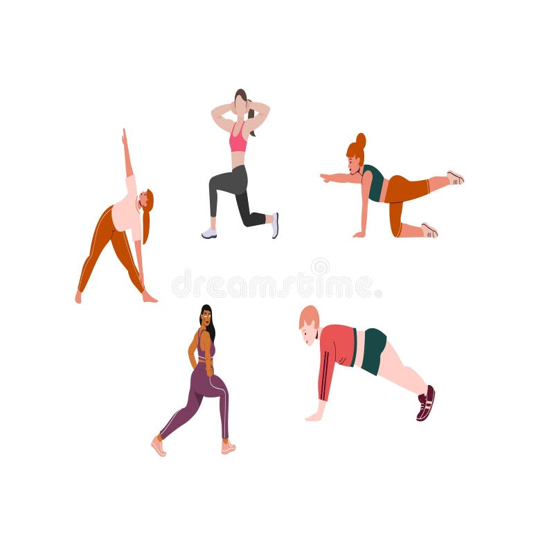 Unique Exercising Stock Illustrations – 52 Unique Exercising Stock ...