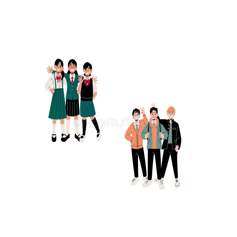 Student Life Illustration stock vector. Illustration of people - 283760912