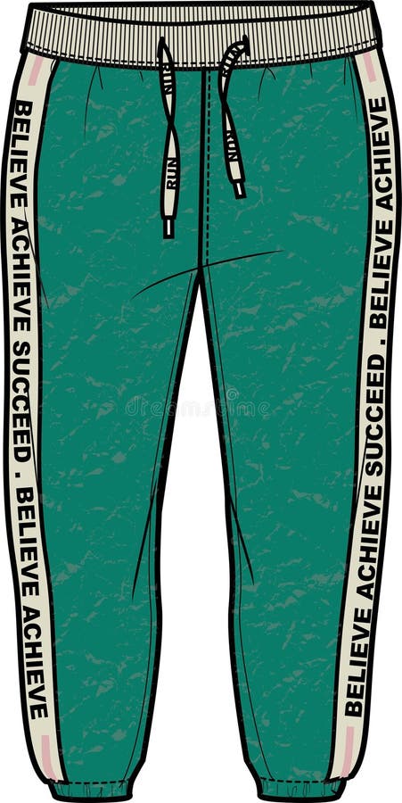 Kid Boys Bottom Wear Jogger and Trouser Stock Vector - Illustration of ...