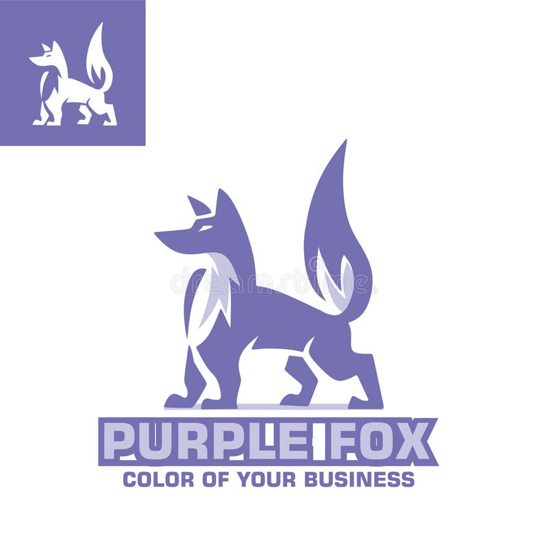 Purple Fox Logos