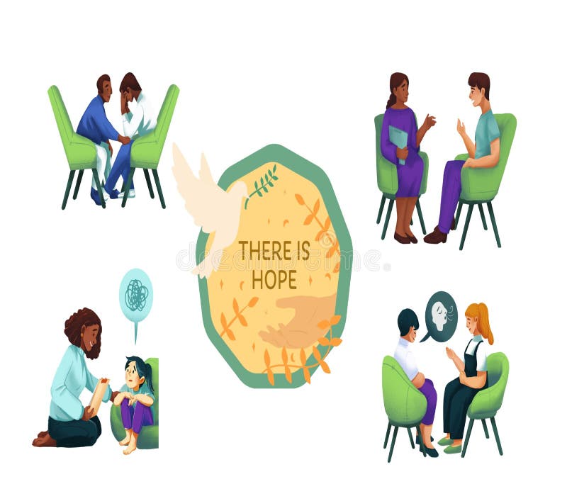 There is Hope Illustration stock vector. Illustration of tolerance ...