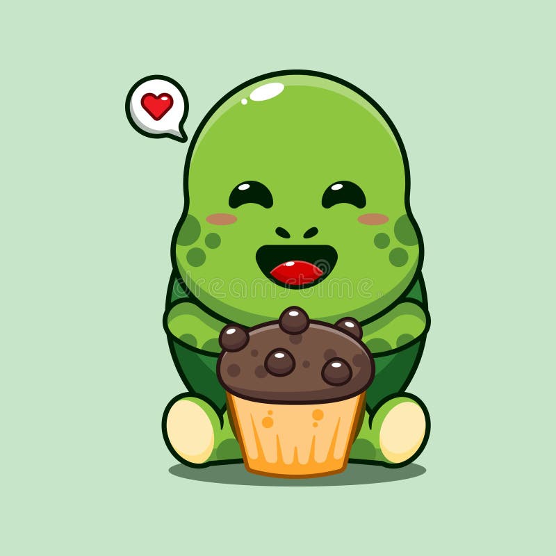 Cute Turtle Drink Bubble Milk Tea Cartoon Vector Illustration. Stock ...