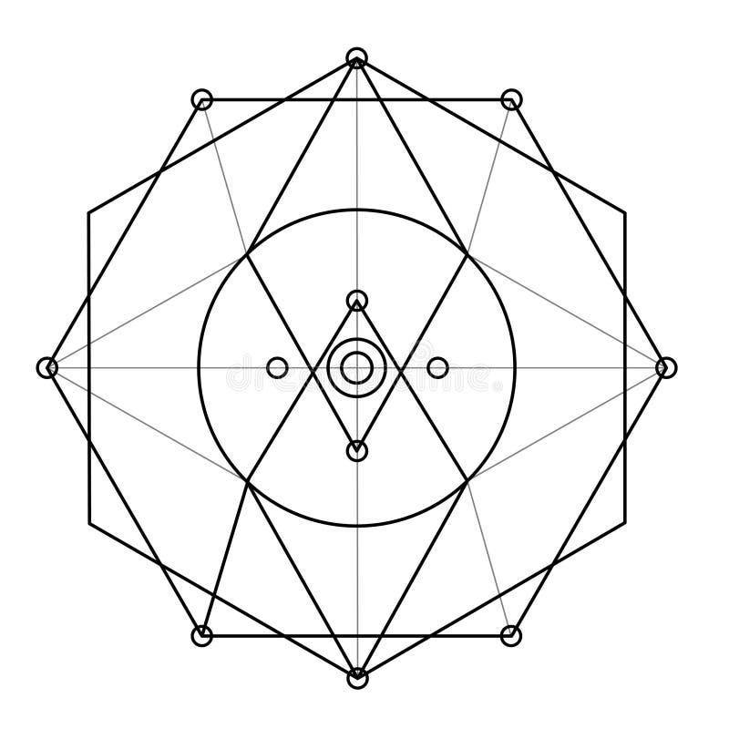 Scared Geometry Vector Design Elements. this is Religion, Philosophy ...