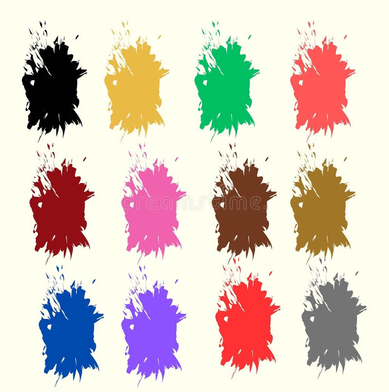 Colour Splash Pattern stock illustration. Illustration of graphic ...