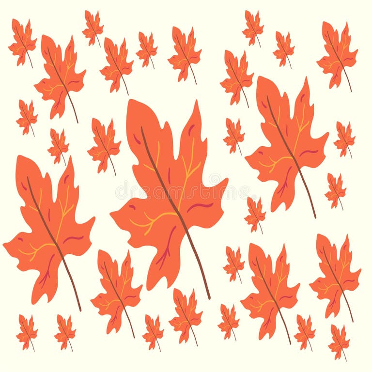 Unique Leaf Pattern stock illustration. Illustration of pattern - 284603478