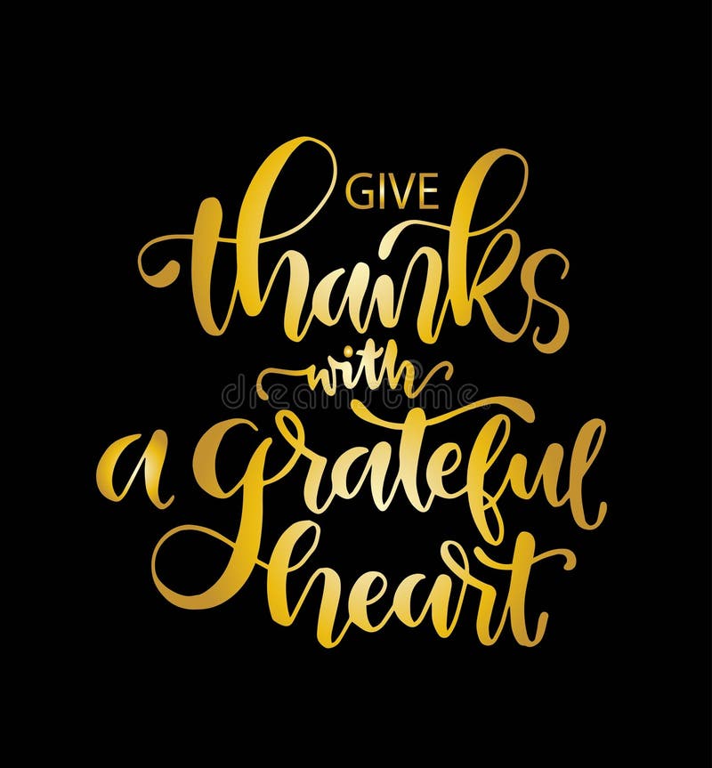 Give Thanks Grateful Heart Stock Illustrations – 270 Give Thanks ...