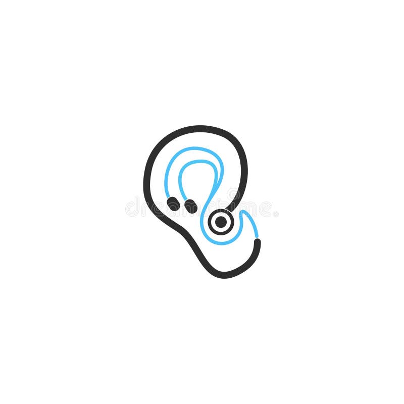 Ear Hearing Logo Creative Design Template Vector Stock Vector ...