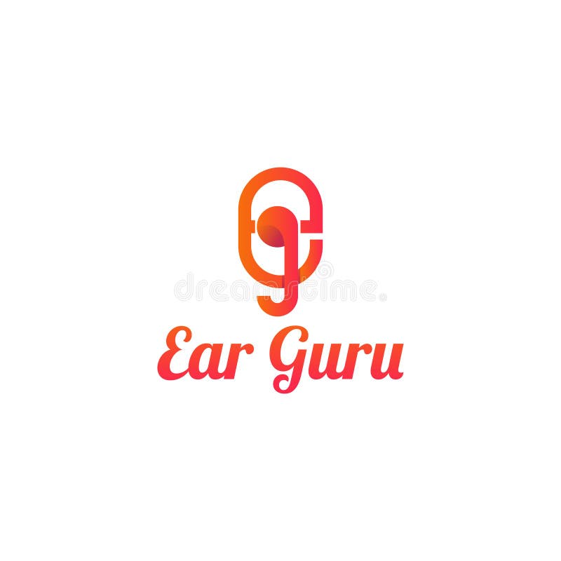 Ear Hearing Logo Creative Design Template Vector Stock Vector ...