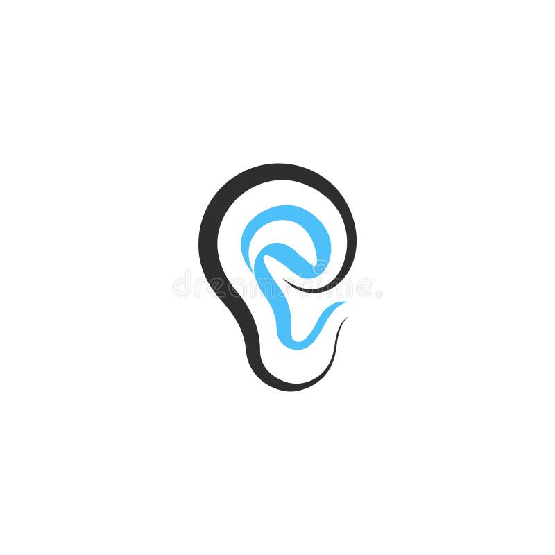 Ear Hearing Logo Creative Design Template Vector Stock Vector ...