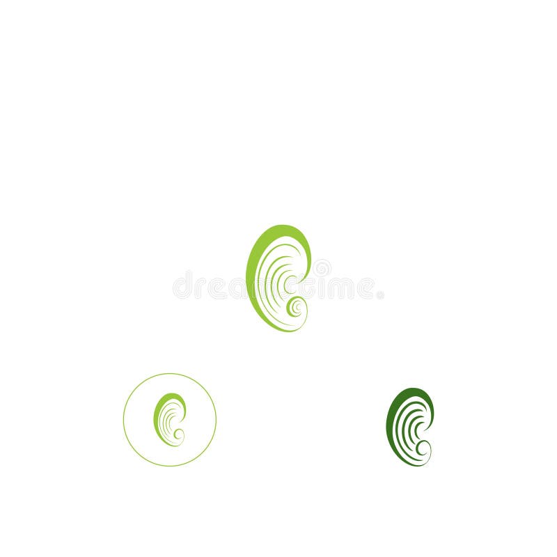 Ear Hearing Logo Creative Design Template Vector Stock Vector ...