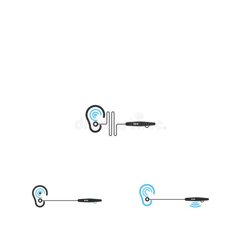 Ear Hearing Logo Creative Design Template Vector Stock Vector ...