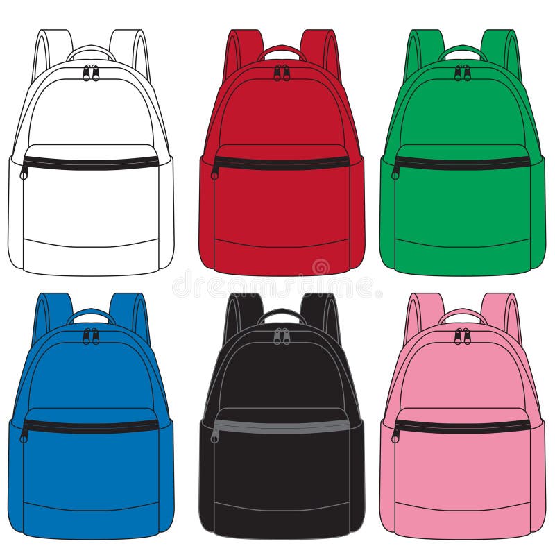 School Bags. Backpack Back Bag Rucksack for School or Student Stock ...