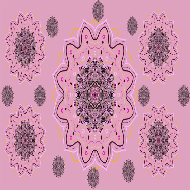 Beautiful Mandala Design Pattern Stock Illustration - Illustration of ...