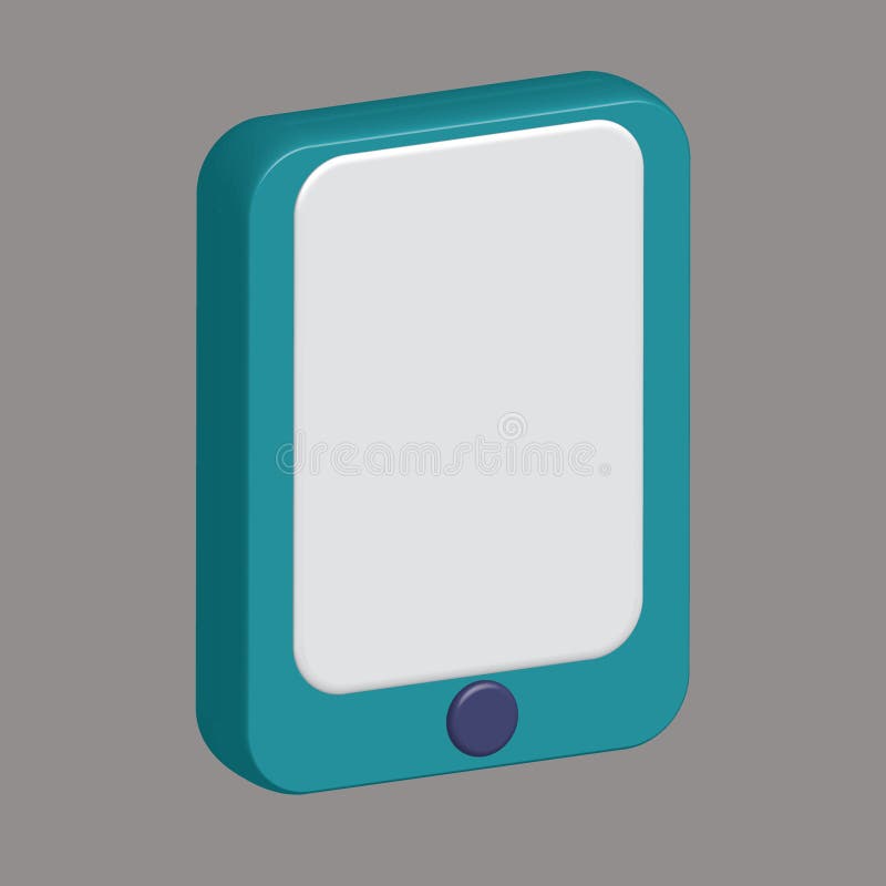 3d phone icon stock illustration. Illustration of communication - 285193044