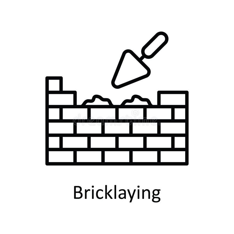Bricklaying Symbol Stock Illustrations – 328 Bricklaying Symbol Stock ...