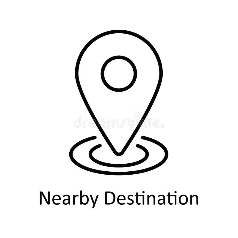 Destination Vector Gradient Icon Style Illustration. Eps 10 File Stock ...