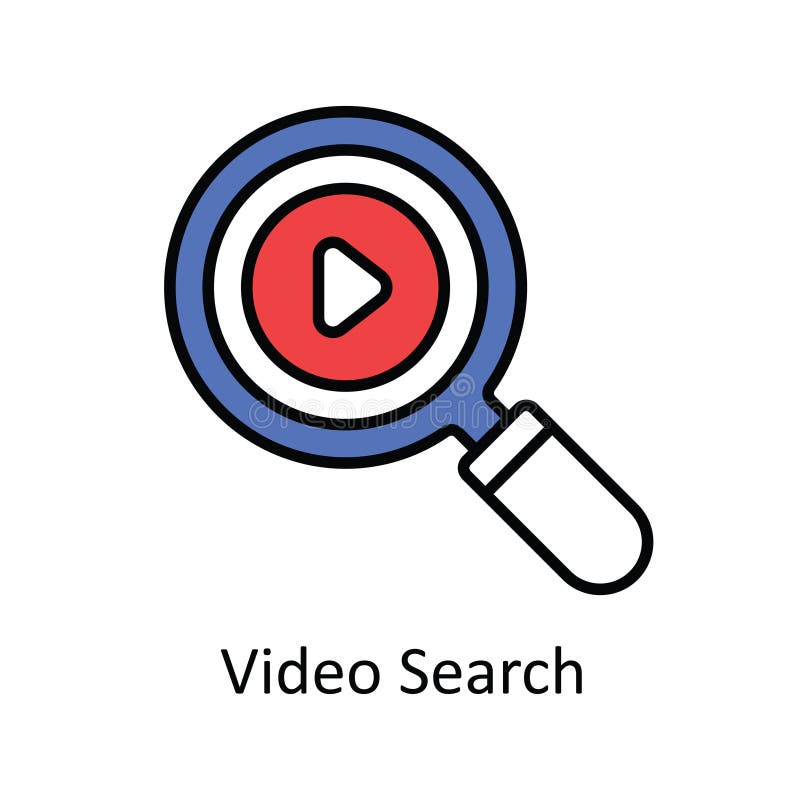 Video File Exchange Vector Outline Icon Design Illustration. Online ...