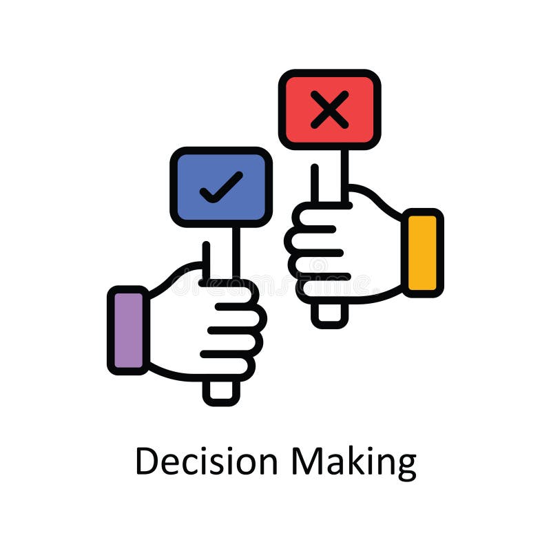 Decision Vector Gradient Icon Style Illustration. EPS 10 File Stock ...
