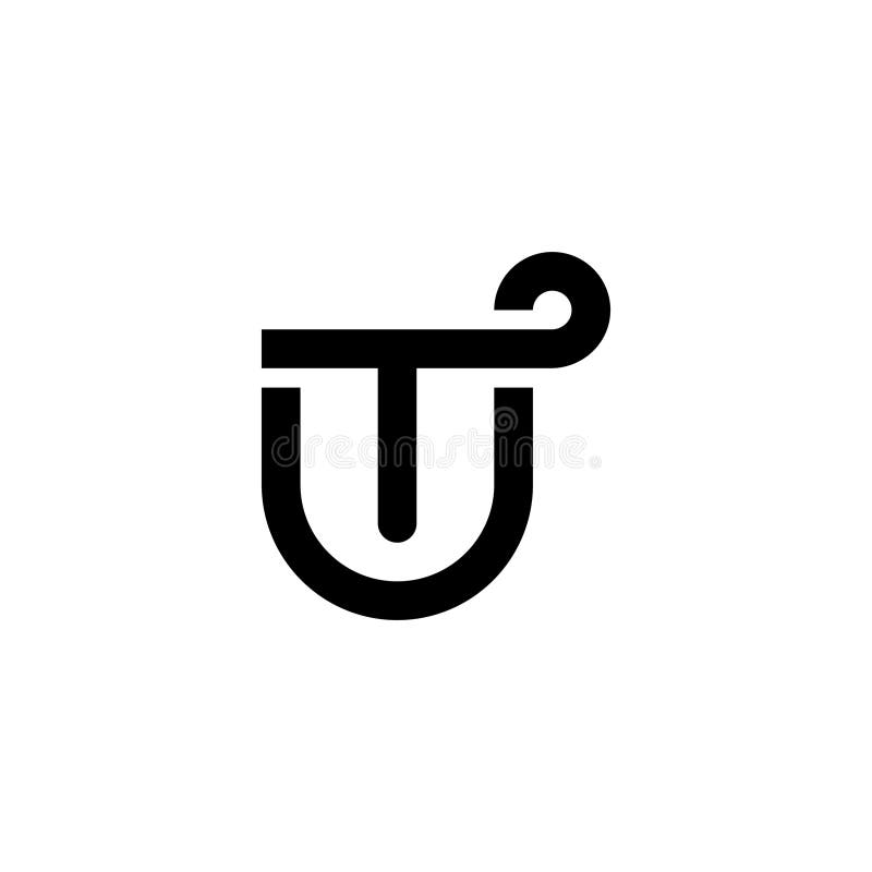 UT or TU Letter Logo Design, UT or TU Monogram Initials Logo Concept ...