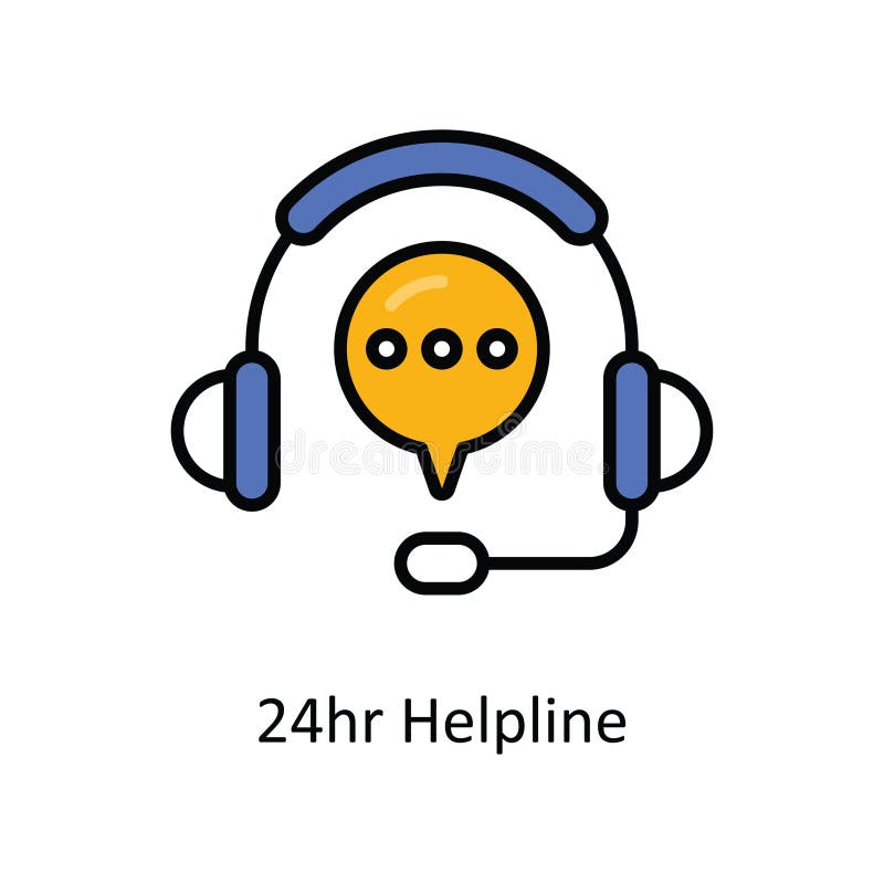 Helpline Vector Flat Icon Design Illustration. Product Management ...