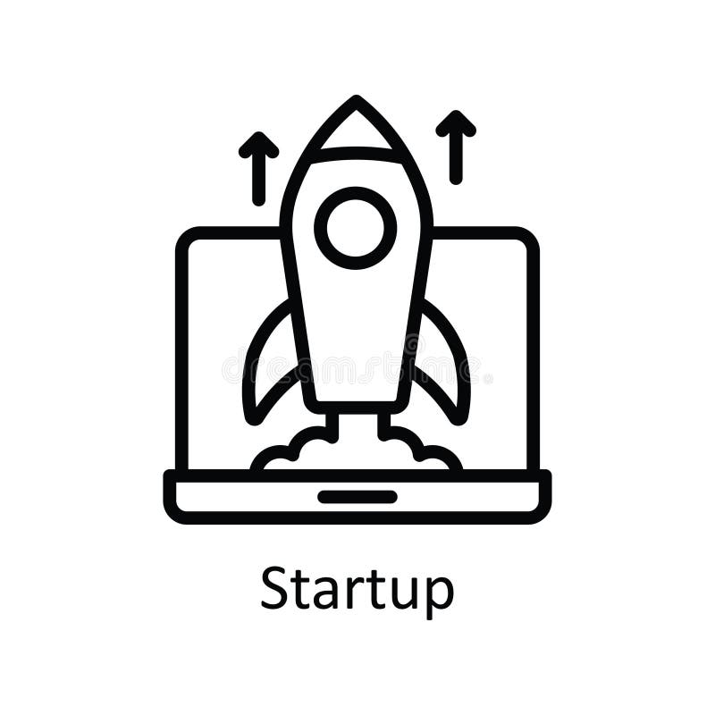 Startup Vector Flat Icon Style Illustration. EPS 10 File Stock ...