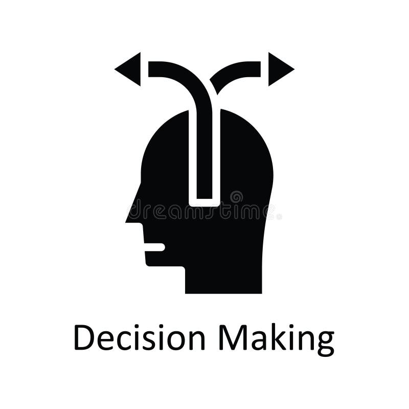 Decision Vector Outline Icon Style Illustration. EPS 10 File Stock ...