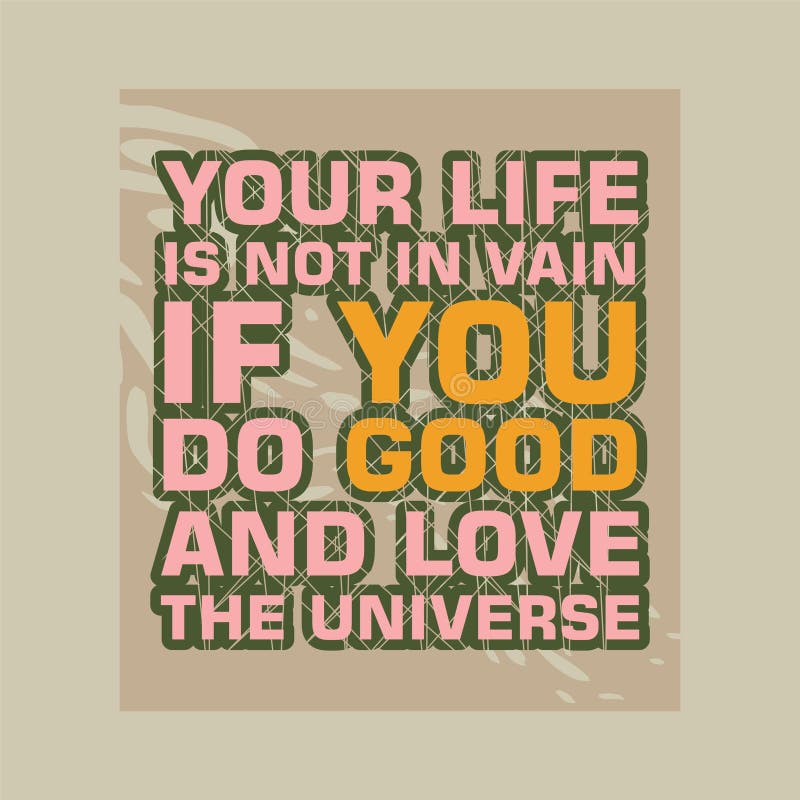 Great Positive Quotes about Life for U Stock Vector - Illustration of ...