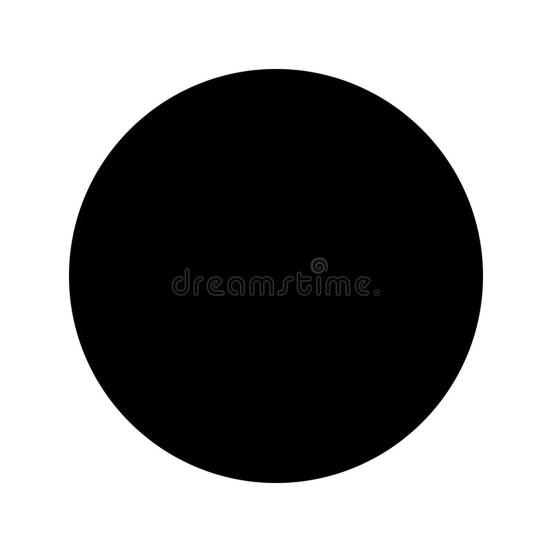 Circle Solid Style Icon stock vector. Illustration of icons - 285598441