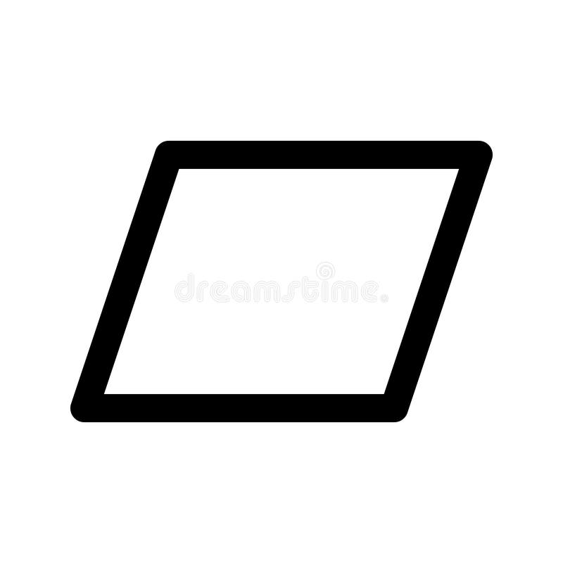 Parallelogram Outline Stock Illustrations – 467 Parallelogram Outline Stock Illustrations ...