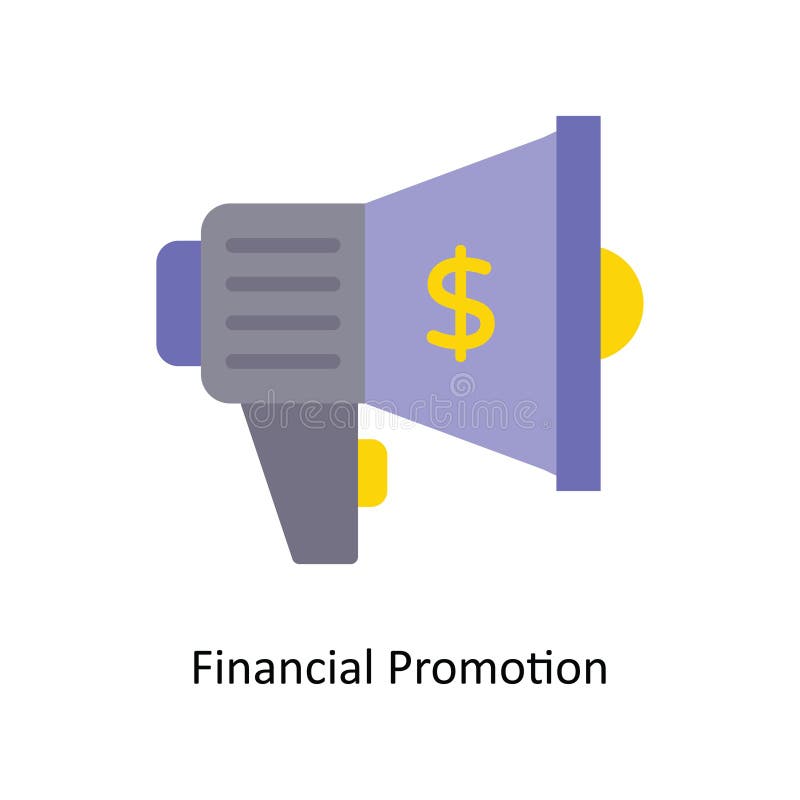 Financial Promotion Vector Flat Icon Design Illustration. Bank Symbol ...