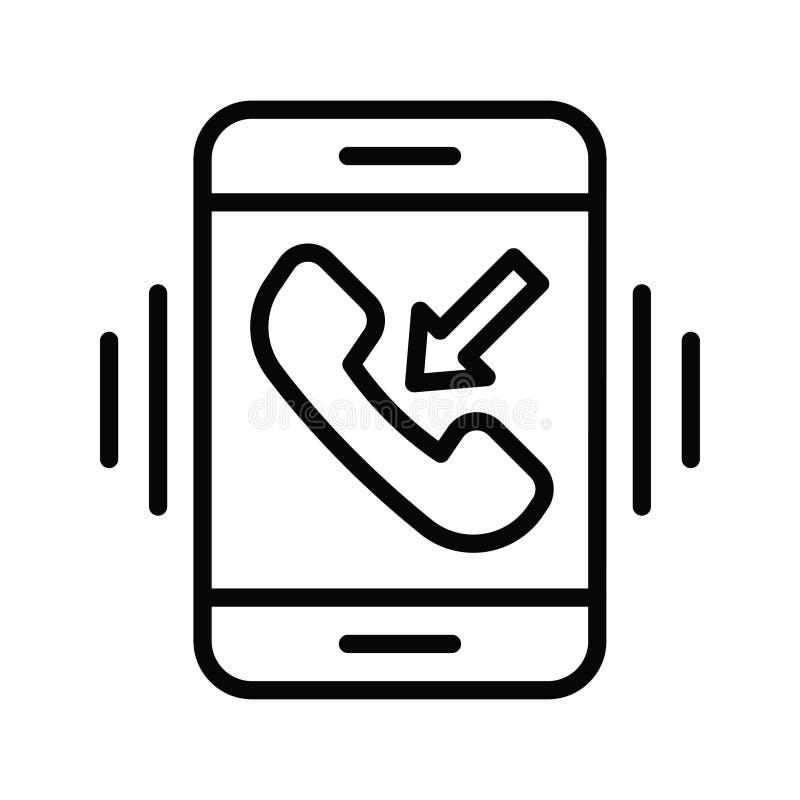 Cloud Phone Vector Outline Icon Design Illustration. Cloud Computing Symbol on White Background ...