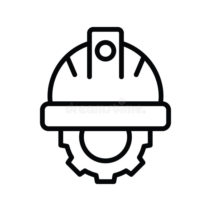 Engineering Vector Outline Icon Design Illustration. Engineering Symbol ...