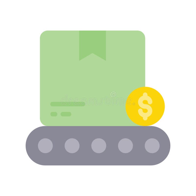 Product Cost Vector Flat Icon Design Illustration. Product Management ...