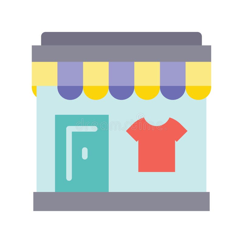 Shop Vector Flat Icon Design Illustration. Product Management Symbol on ...