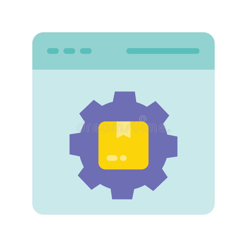 Work Process Vector Flat Icon Design Illustration. Product Management ...