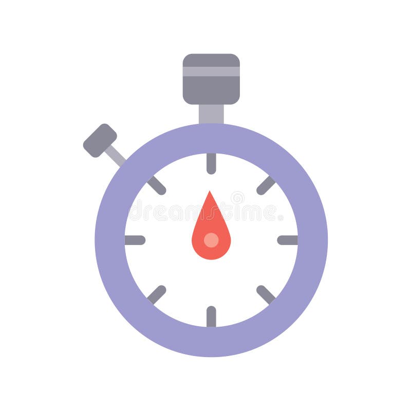 Stopwatch Vector Outline Icon Style Illustration. EPS 10 File Stock ...