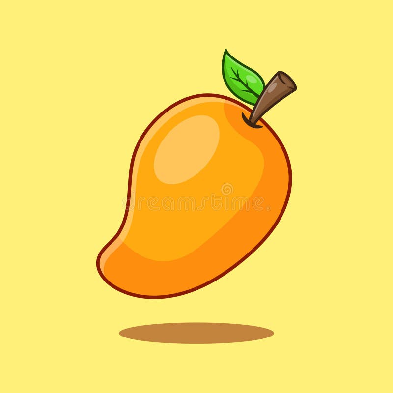 Mango Cartoon Vector Illustration Stock Vector - Illustration of ...