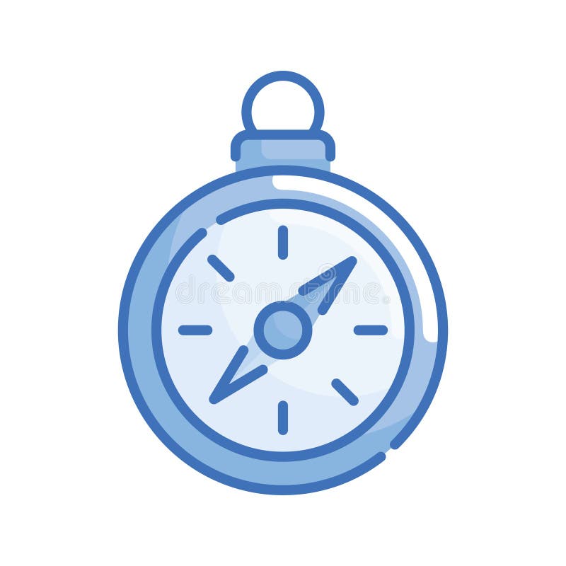 Compass Vector Outline Icon Style Illustration. Eps 10 File Stock ...